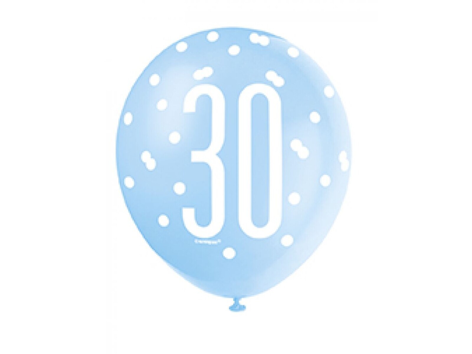 Blue Glitz 30 Balloons