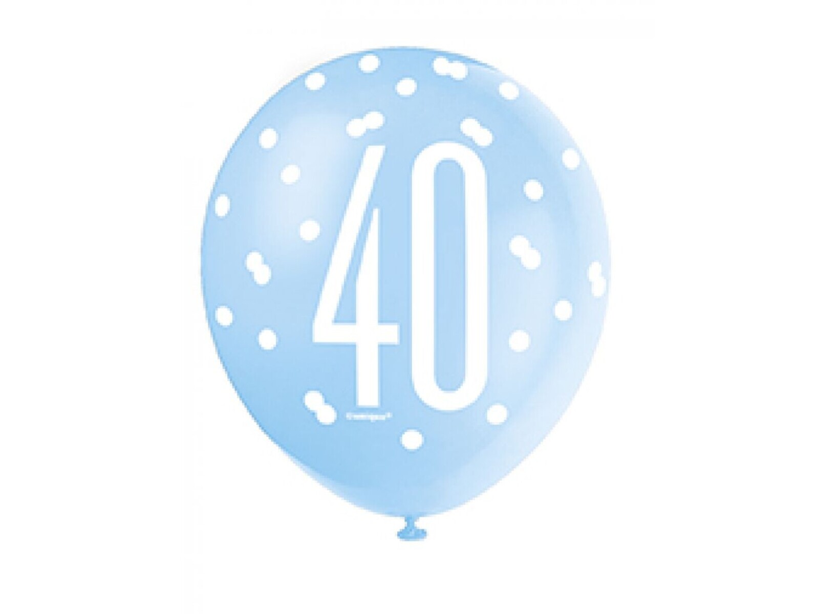 Blue Glitz 40 Balloons