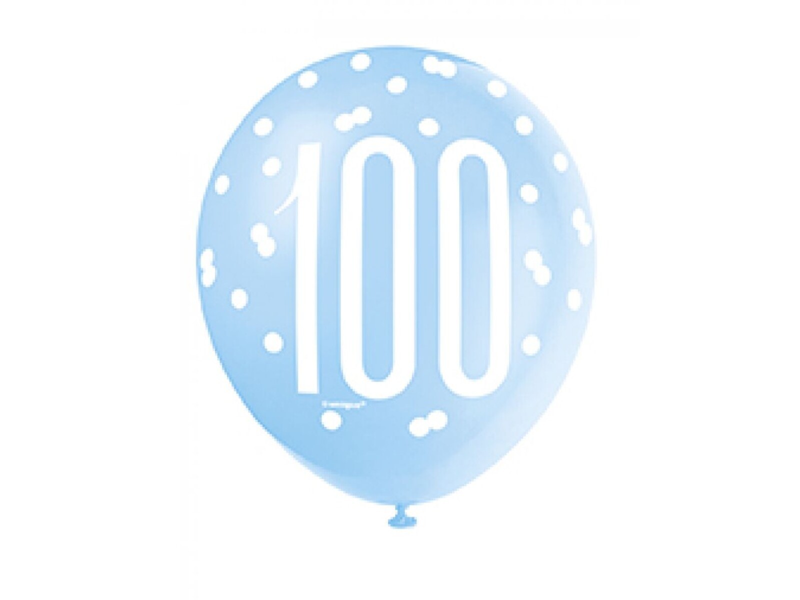 Blue Glitz 100 Balloons