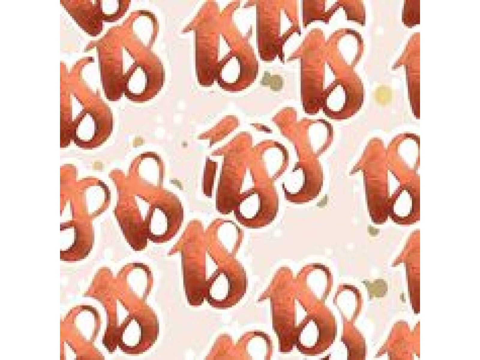 Rosegold 18th Confetti