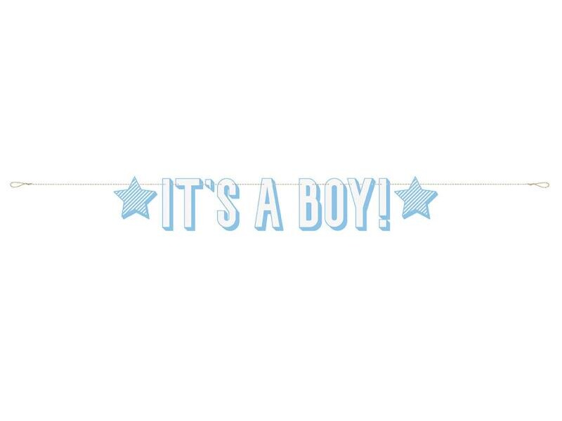 it's a boy banner