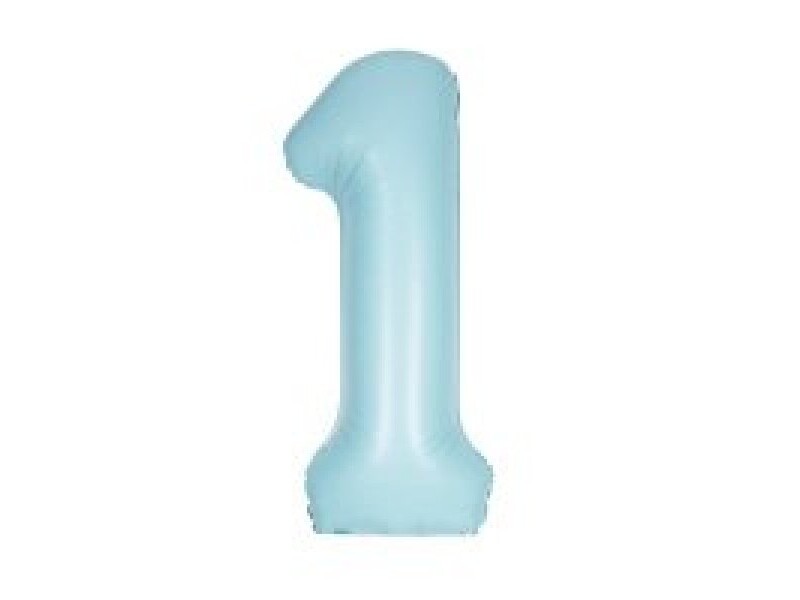 Pastel blue 1 balloon