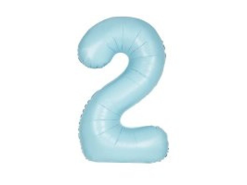 Pastel blue 2 balloon