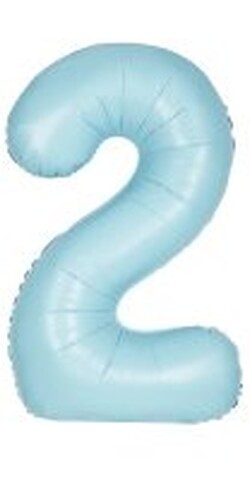 Pastel blue 2 balloon